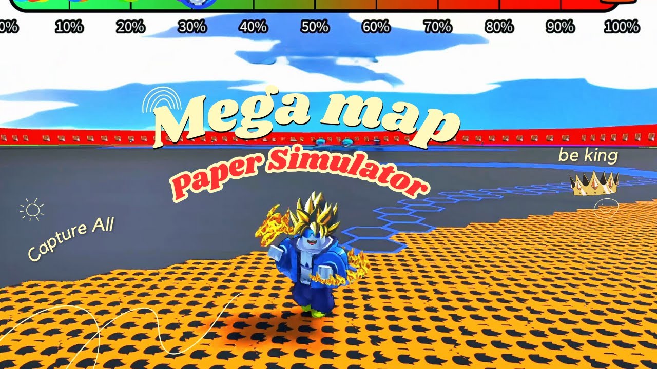 MegaMap! Paper Simulator Roblox Gameplay by Arsiii Gaming - YouTube