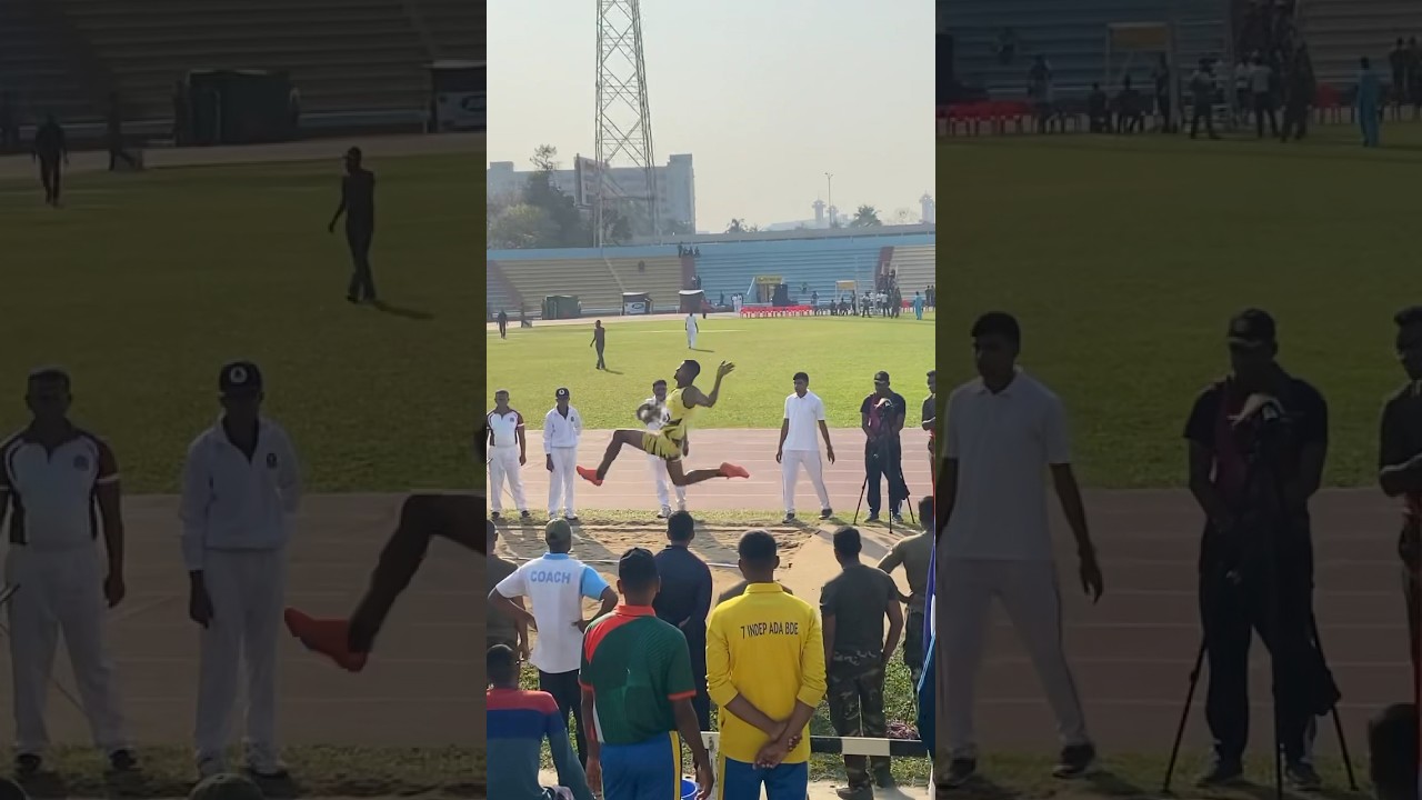 Army Stadium Long Jump Event 😱 #shorts #ytshorts #army - YouTube