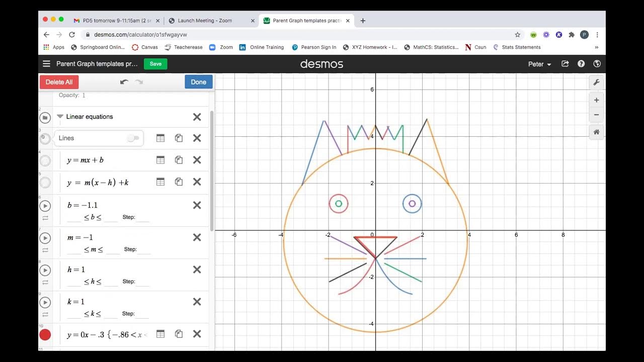 Desmos Art Project Video - YouTube