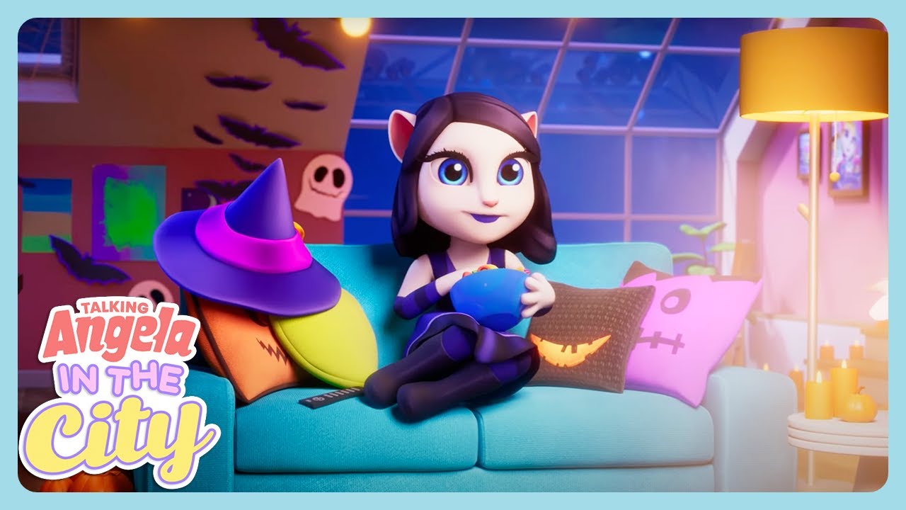 Talking Angela - Movie Night | WildBrain Enchanted | Best Cartoon ...
