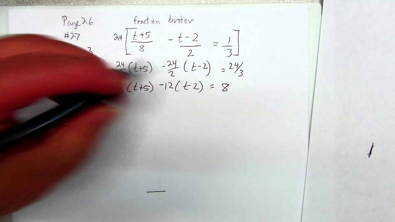fraction busters - YouTube