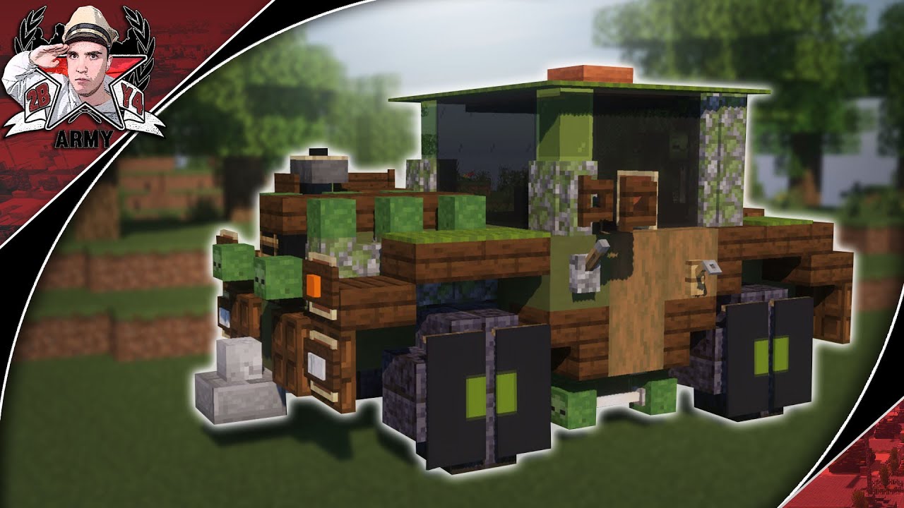 Minecraft: Modern NMC-Wollard MB-4 | Tow Tractor Tutorial - YouTube