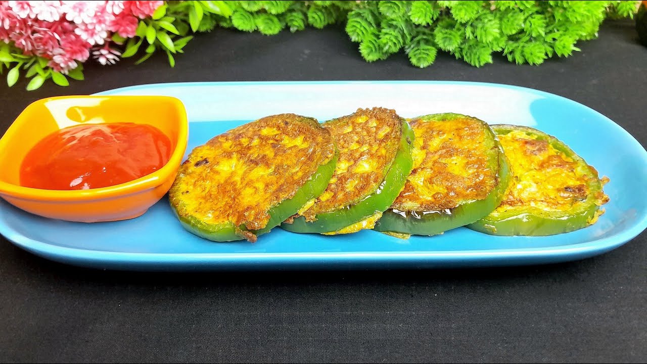 ডিম দিয়ে ক্যাপসিকাম কাটলেট || How to Make Capsicum Egg Cutlet || Egg ...