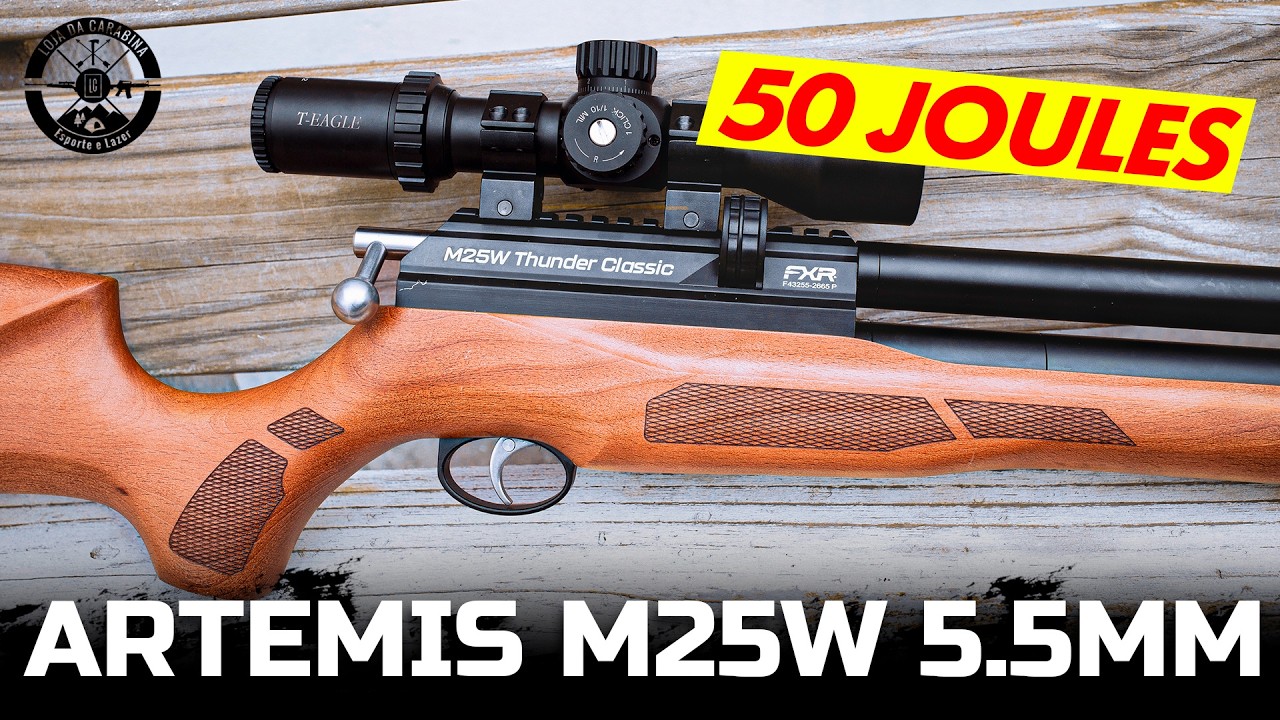 Carabina PCP M25W Thunder Classic 5.5mm - YouTube