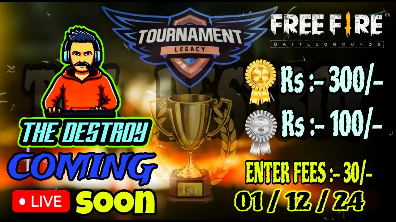 FREE FIRE TOURNAMENT COMING SOON ?? || FREE FIRE LIVE CUSTOM TOURNAMENT ...