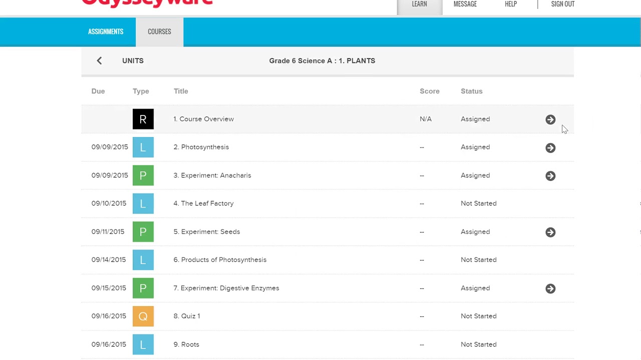 Odysseyware Schedule - YouTube