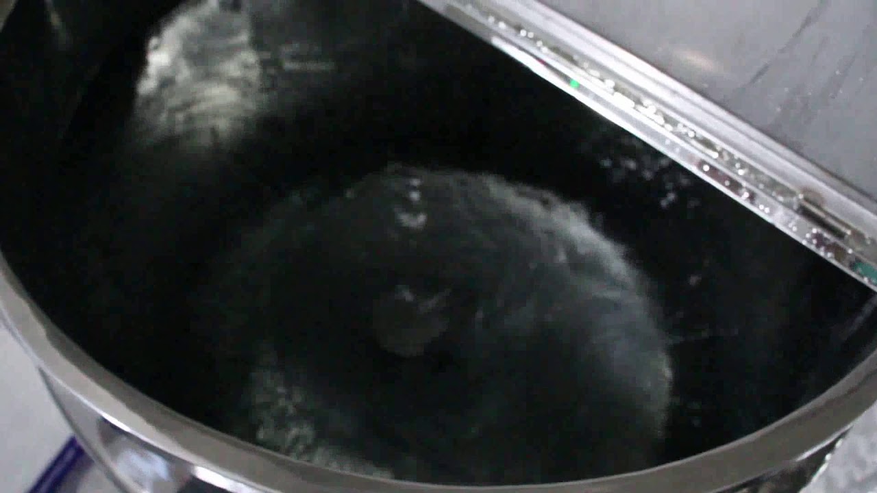 vacuum emulsifing mixing tank with oil phase and water phase tank - YouTube