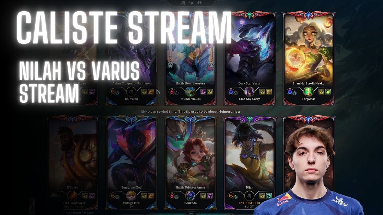 KC Caliste Stream Rank 1 EUW | KC Caliste Boukada VS KC Yike Targamas ...
