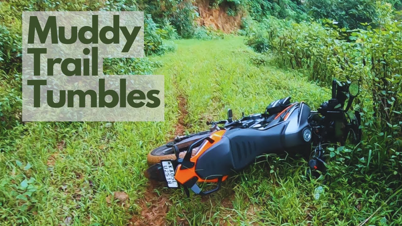 Slippery Slopes: 3 Crazy falls on the trail - YouTube