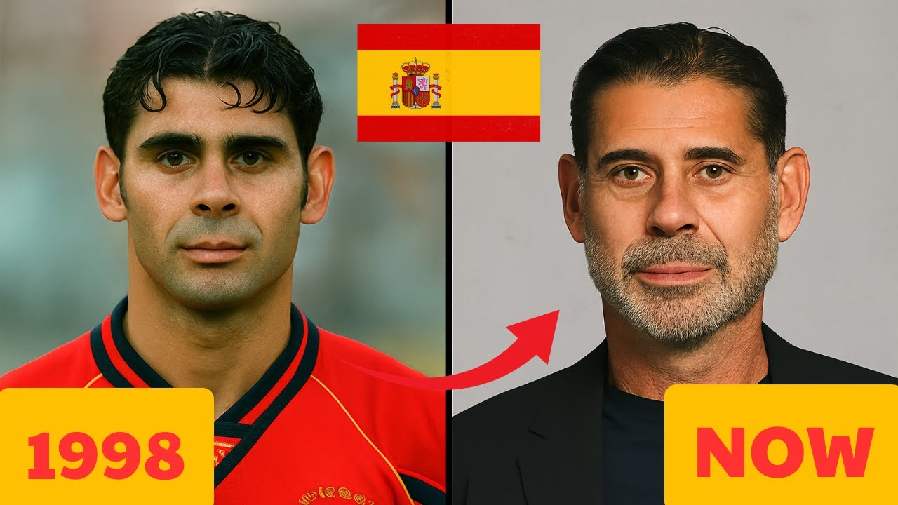 Spain 🇪🇸 World Cup 1998 Squad ⚽ Then and Now Goals - YouTube