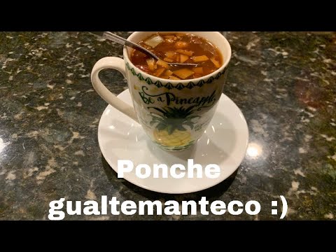 Receta de Ponche guatemalteco - YouTube