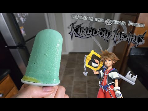 Making Ice Cream from Kingdom Hearts (Sea Salt Ice Cream) - YouTube