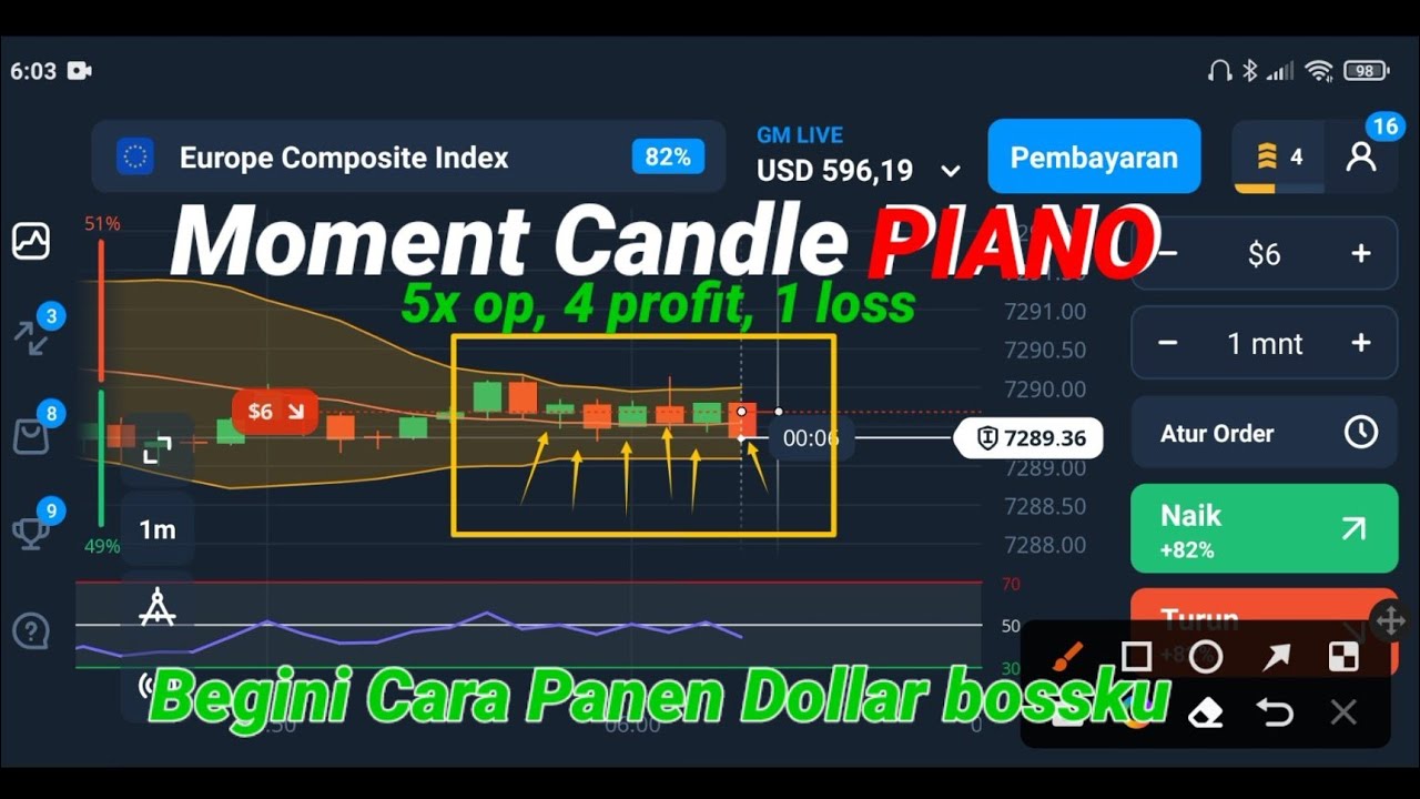 Strategy olymp trade Langsung Profit di candle Piano. Trader Pemula wajib nonton! - YouTube