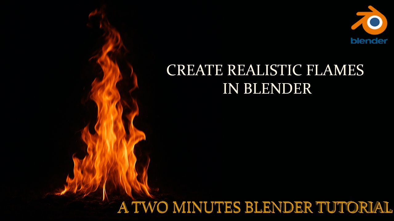 How to Create Fire in Blender - YouTube