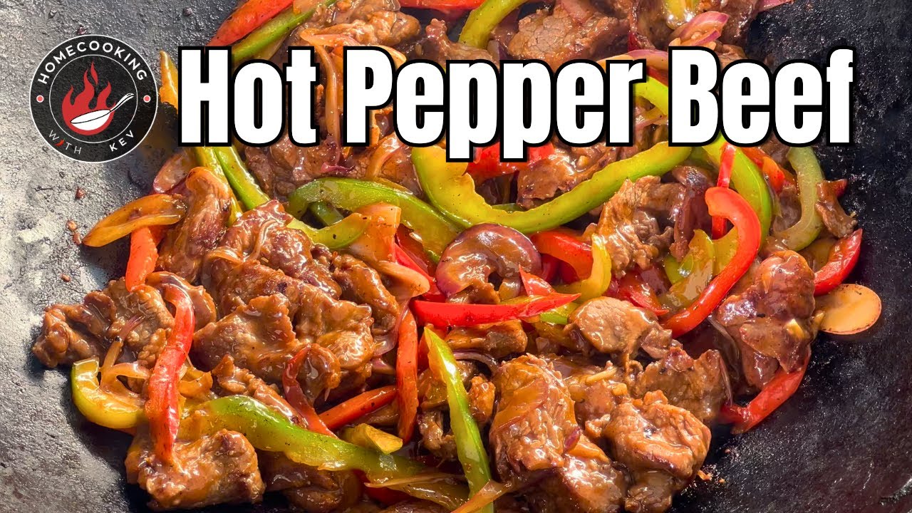 Stir-Fried Beef with Peppers & Onions | Quick Hot Pepper Beef Recipe ...