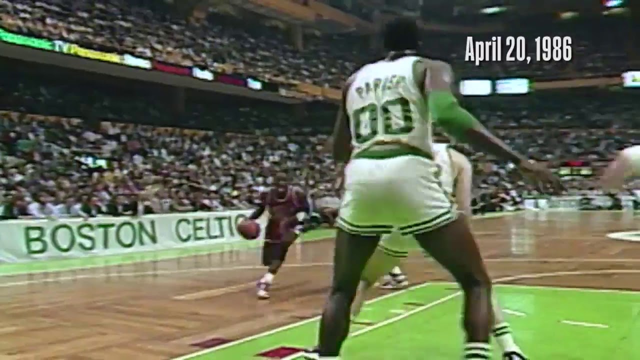 NBA Video April 20, 1986 Jordan Erupts For All Time Playoff Record 63 ...