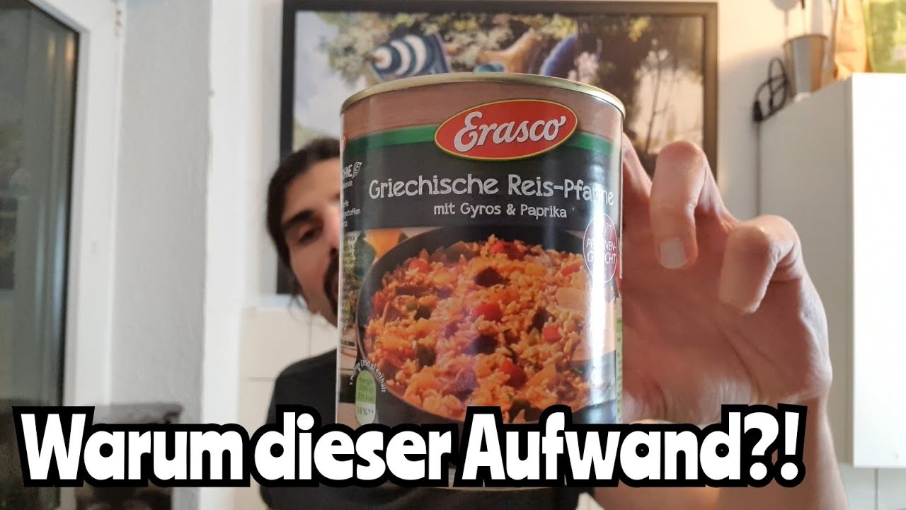 Erasco Pfannengericht Griechische Reis-Pfanne mit Gyros & Paprika im ...
