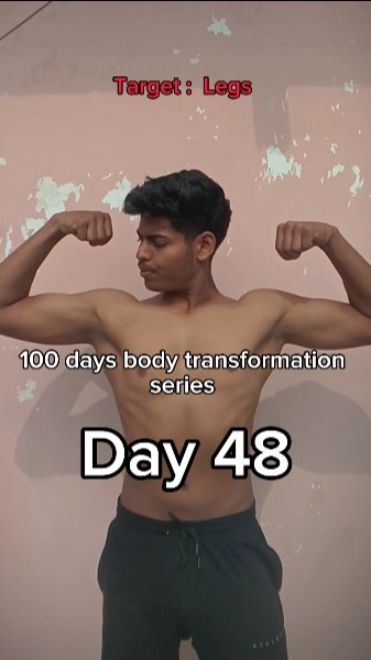 Day 48 / 100 days body transformation series 🎯 #shorts #ytshorts # ...