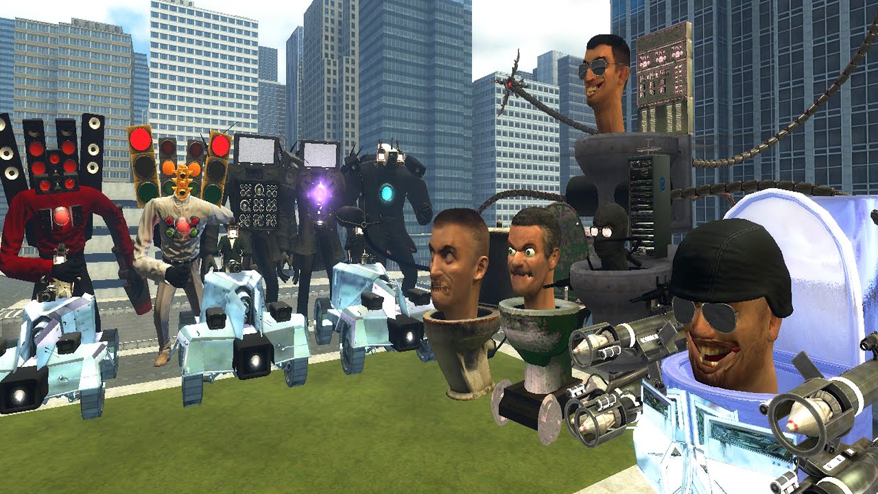 NEW CAMERAMAN APC VS NEW TITAN SKIBIDI TOILET AND BOSSES VS TV MAN ...