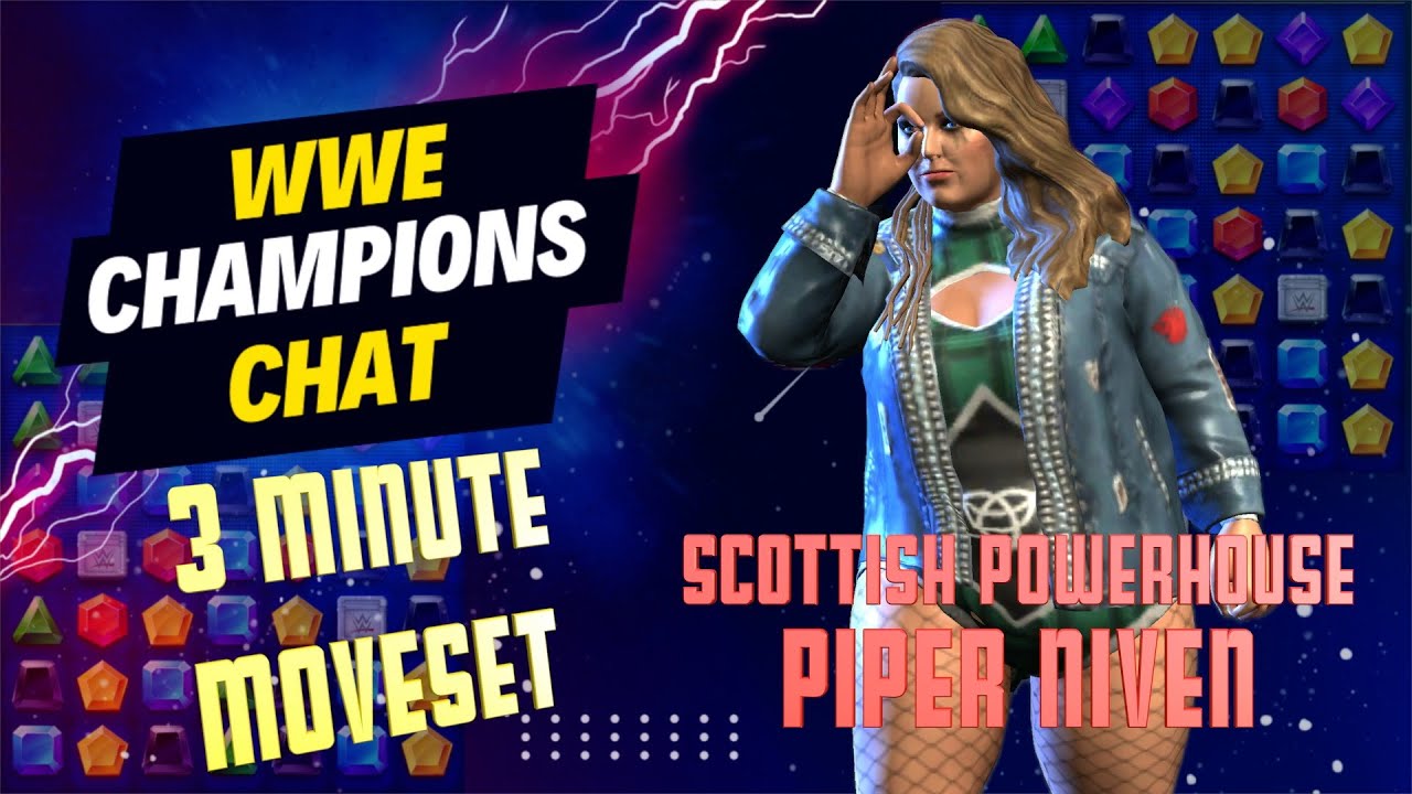 Piper Niven Scottish Powerhouse | 3 Minute Movesets | WWE Champions # ...