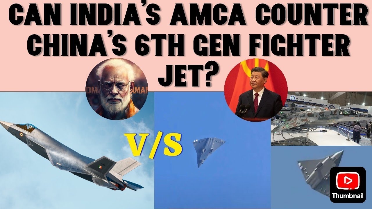 Can India's AMCA Counter China's 6thGen Fighter jet? |Chinese 6th gen ...