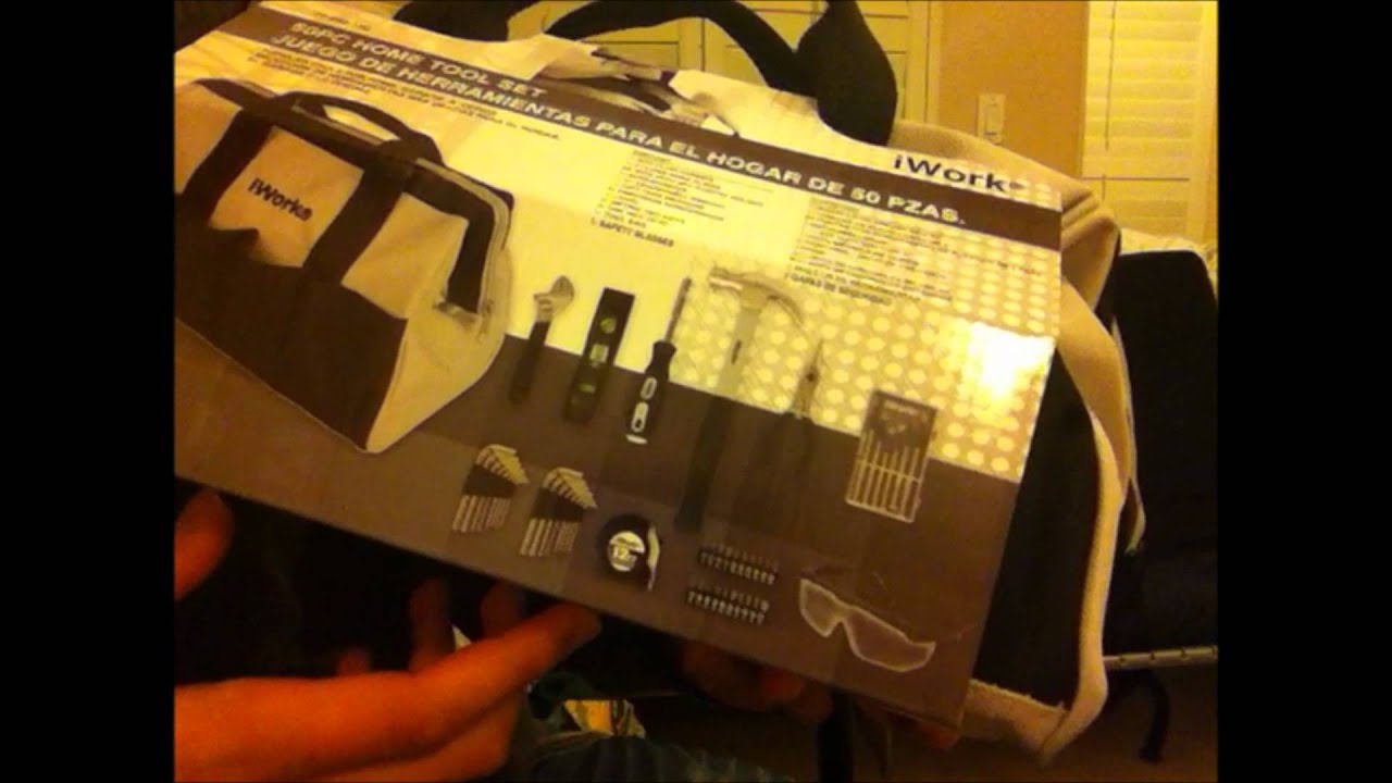 iWork 50 Piece Home Tool Set- SOLD - YouTube