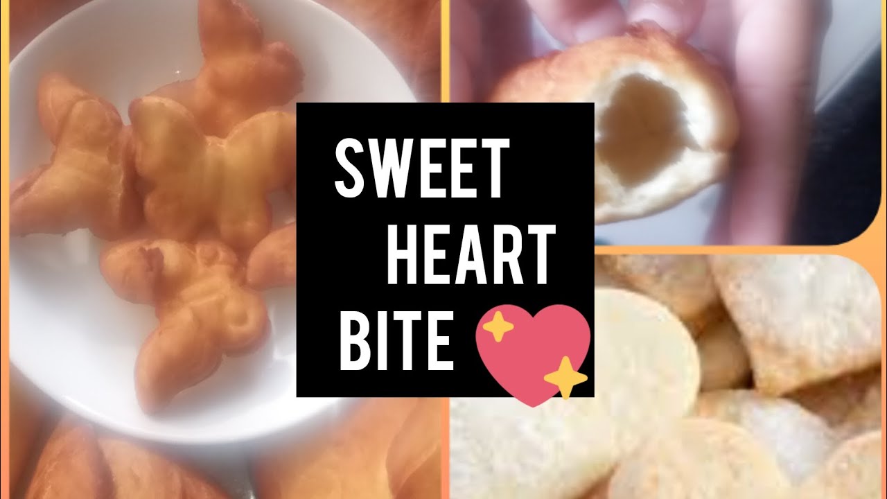 sweet heart bite #cookies#how to make hert shape cookies ️💜 - YouTube