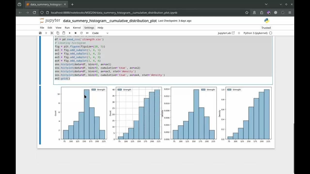 Statistics python script 1 - YouTube