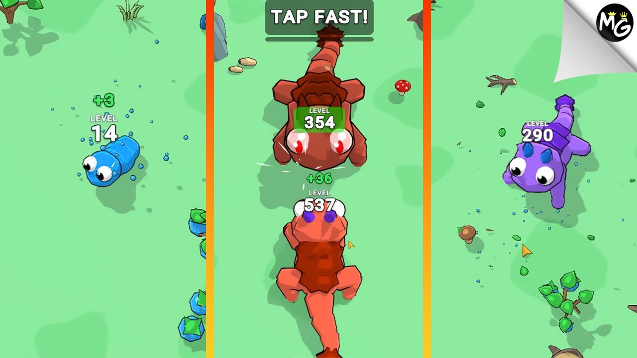 Evolusi Ulat Menjadi Monster Kadal Dan Monster Kepiting | Game Eat To ...