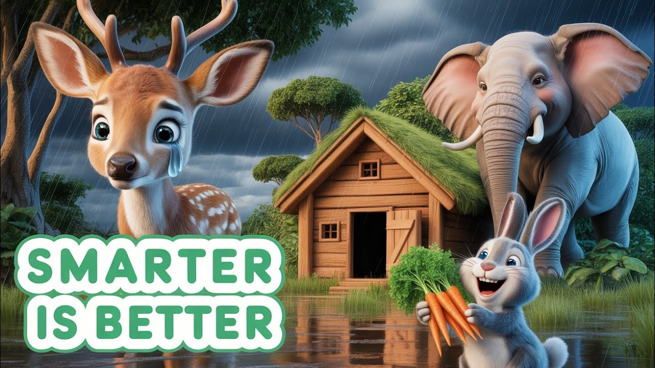 The Greedy Monkey and the Wise Rabbit | 3D Animated Hindi Moral Story ...