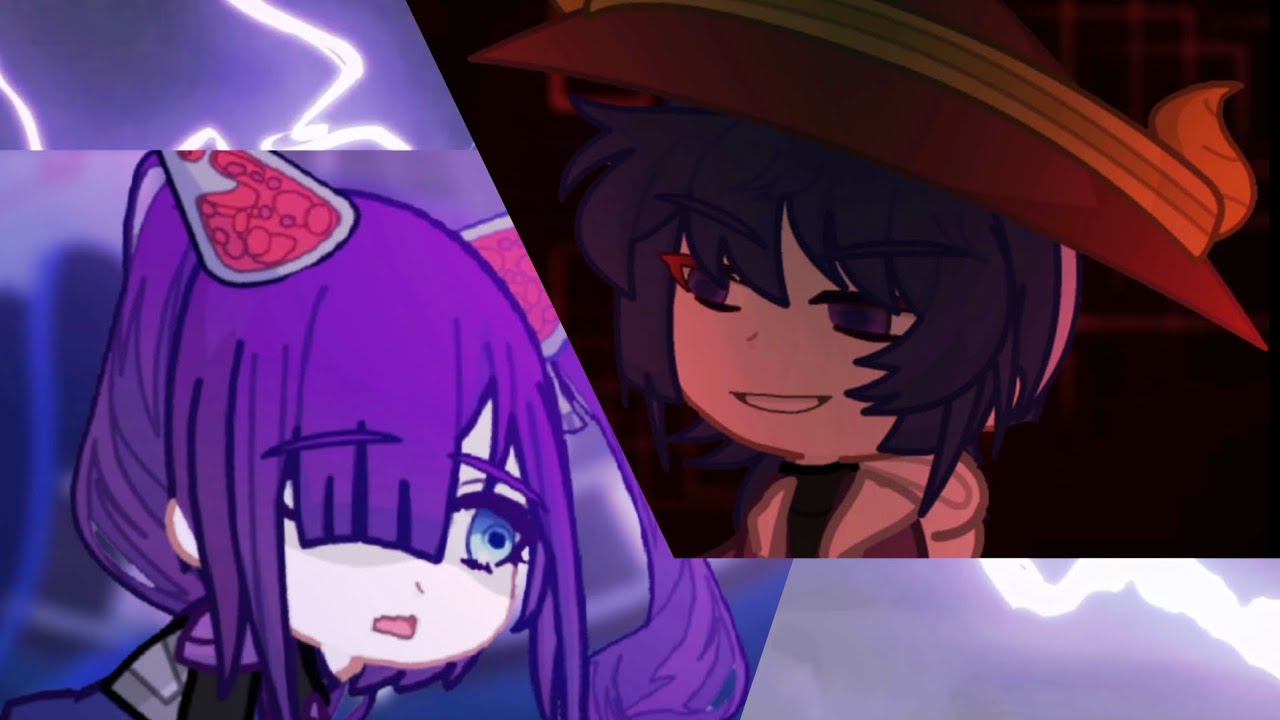 Battle: Nomad vs. Mona | Genshin Impact: The Progenitor | Gacha Life 2 ...