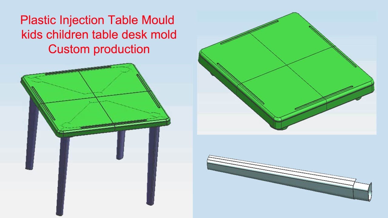 plastic injection table mould Children's Table Mould Plastic Injection ...