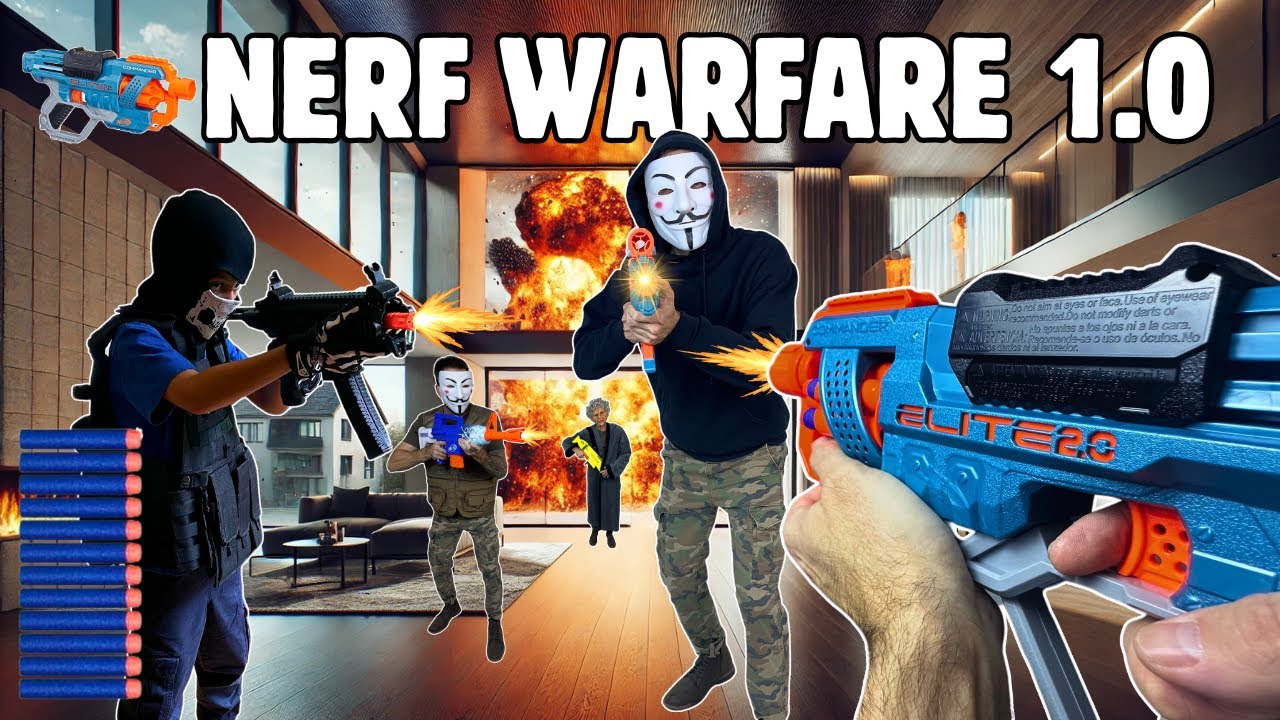 Nerf War Extreme (FPS nerf battle) - YouTube