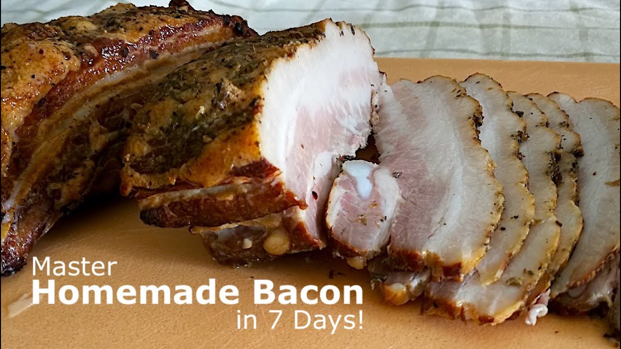 Master [Homemade Bacon] in Just 7 Days!! 🥓 with All-Natural Ingredients ...