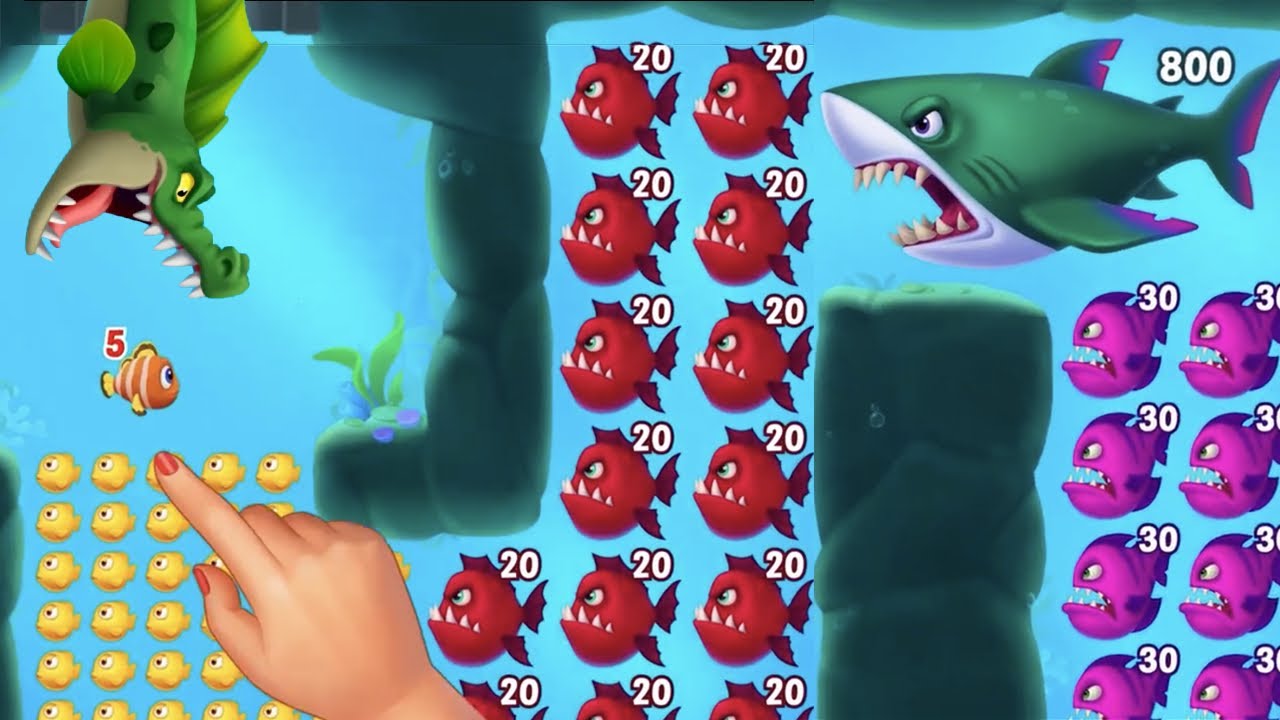 Fishdom Ads Mini Games New Gameplay P6 All Levels - Save Small Fish ...