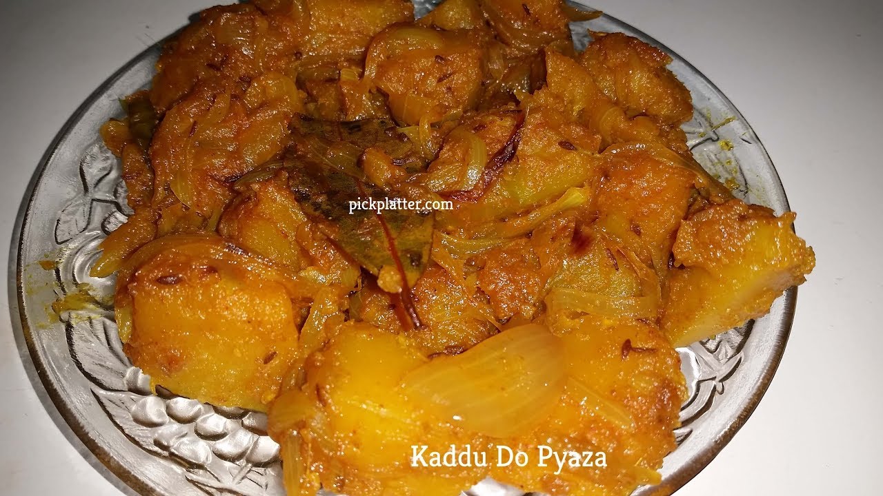 Kaddu Do Pyaza Recipe | Pumpkin Recipe - YouTube
