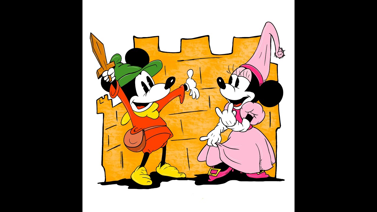 Artisticus 250 * Mickey and Minnie Mouse * The Knight and the Lady ...