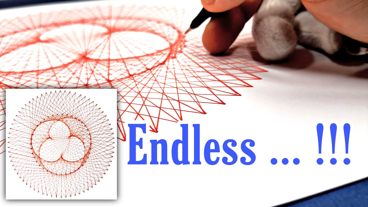 How to Draw Simple Geometric Pattern - YouTube