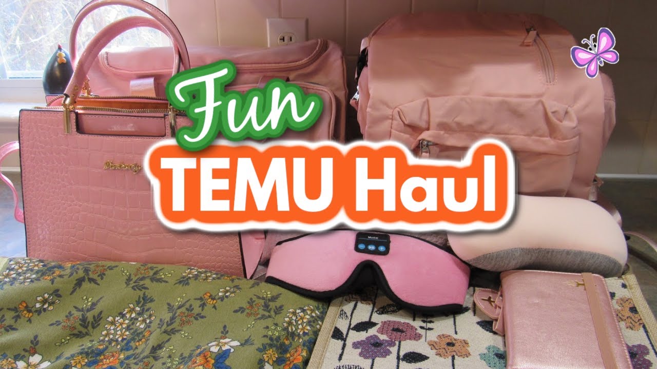 Awesome TEMU Haul! Travel Items and Bags! March 2024 #temu - YouTube