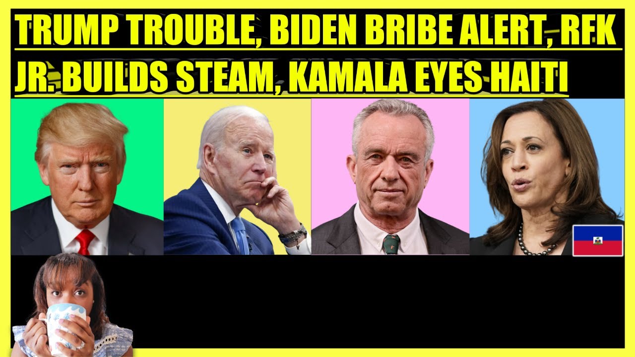 TRUMP INDICTED, BIDEN BRIBE ALERT, RFK JR. SCARING DEMS, KAMALA EYES ...