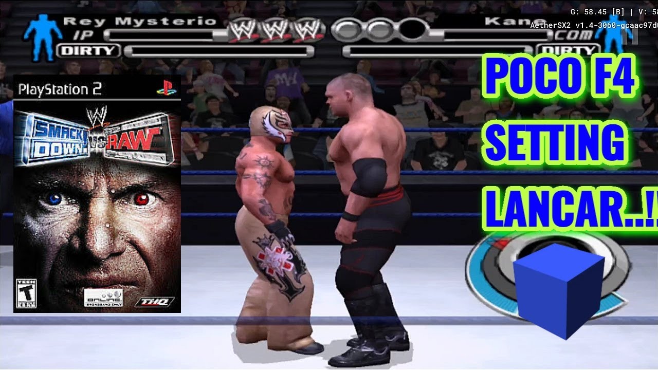 WWE SmackDown! vs. Raw 2004 (PS2) AetherSX2 + Settings Poco F4 ...