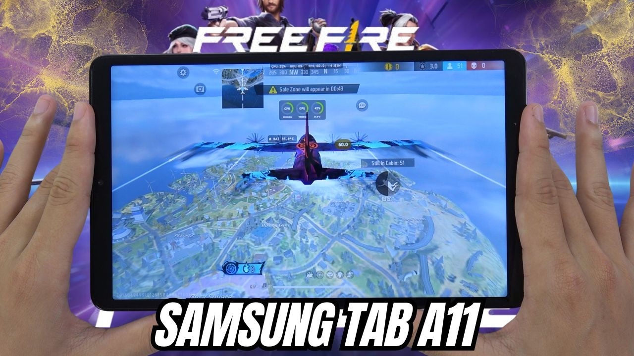 Samsung Galaxy Tab A11 Test Game Free Fire Mobile | Helio G99 ...