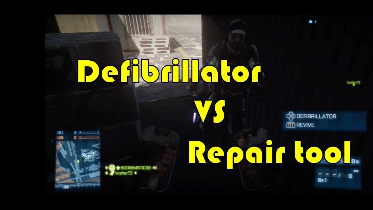 BF3-Defibrillator vs repair tool - YouTube