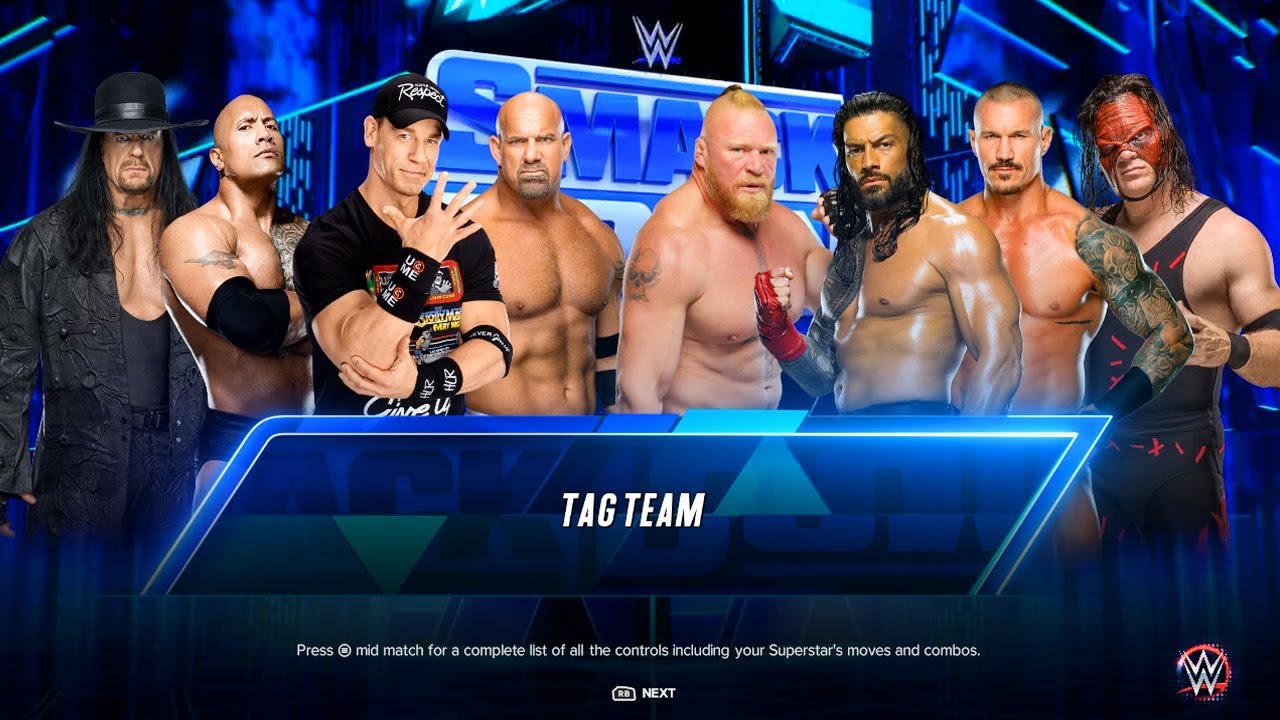 Team John Cena vs. Team Roman Reigns | Tag Team Match: WWE 2K23 ...