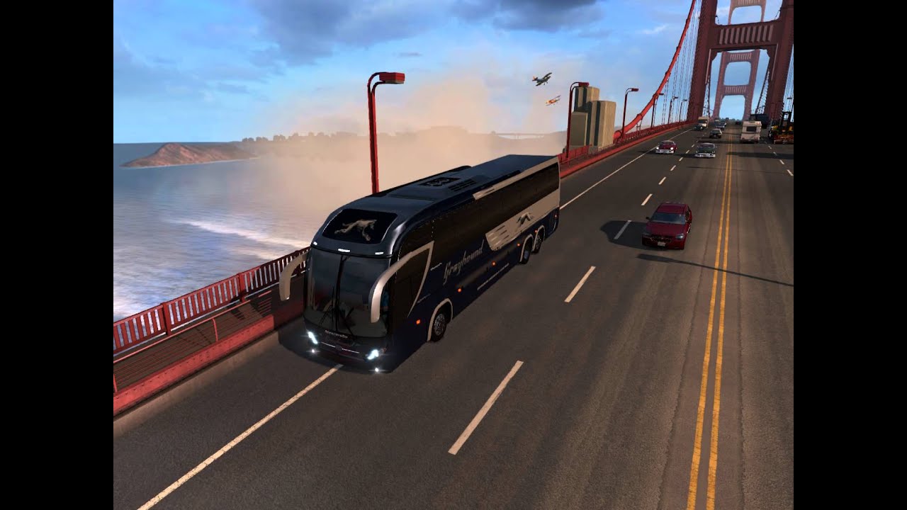 ATS Greyhound Mascarelle Bus - YouTube