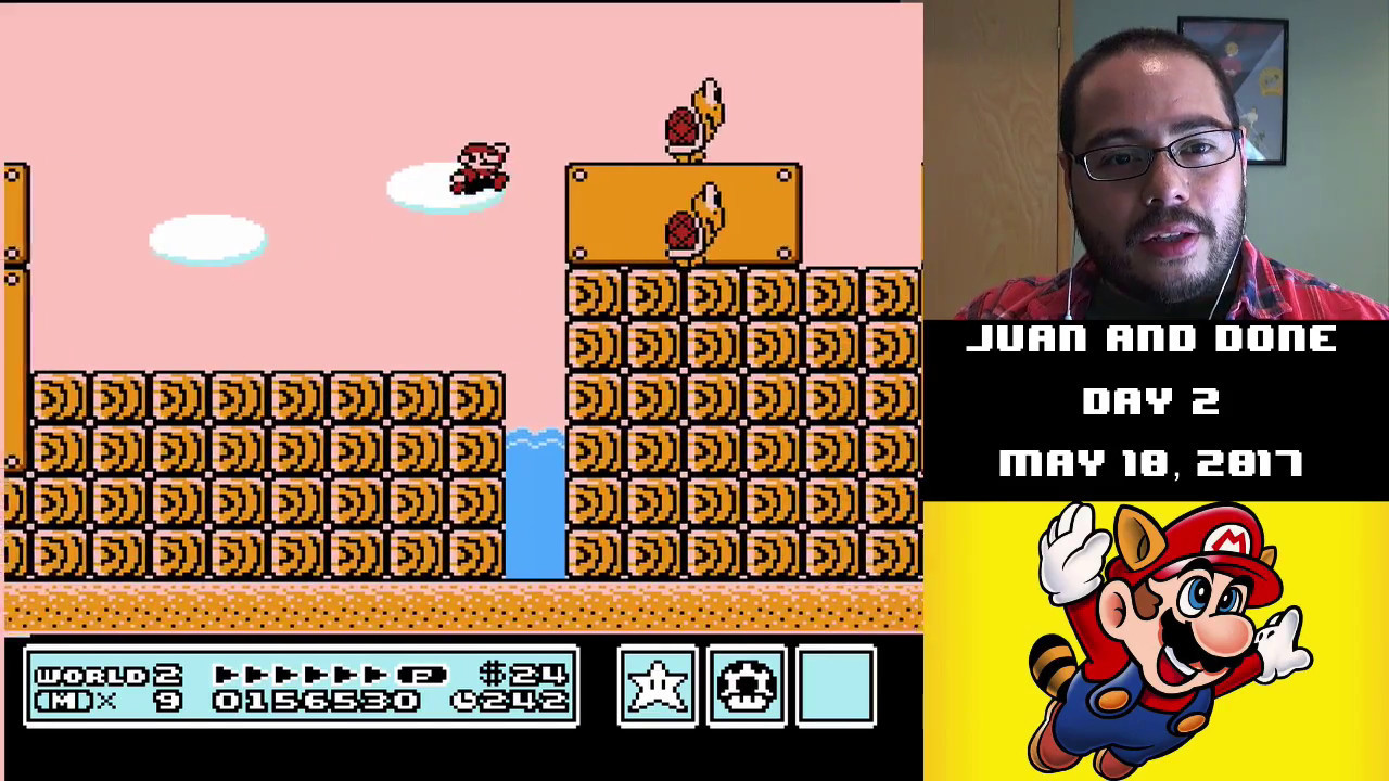 Juan And Done - Super Mario Bros 3 Playthrough - Day 2 - YouTube