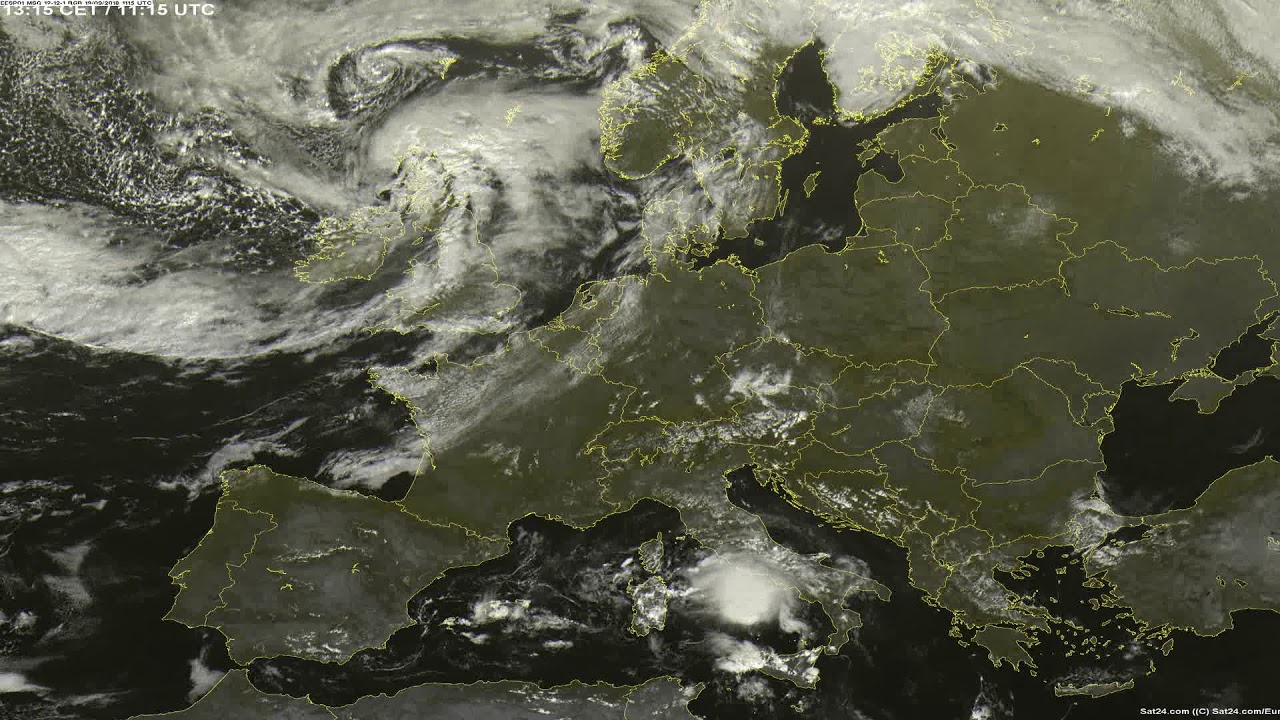 Sat24 video impression for Wednesday, September 19, 2018 - YouTube