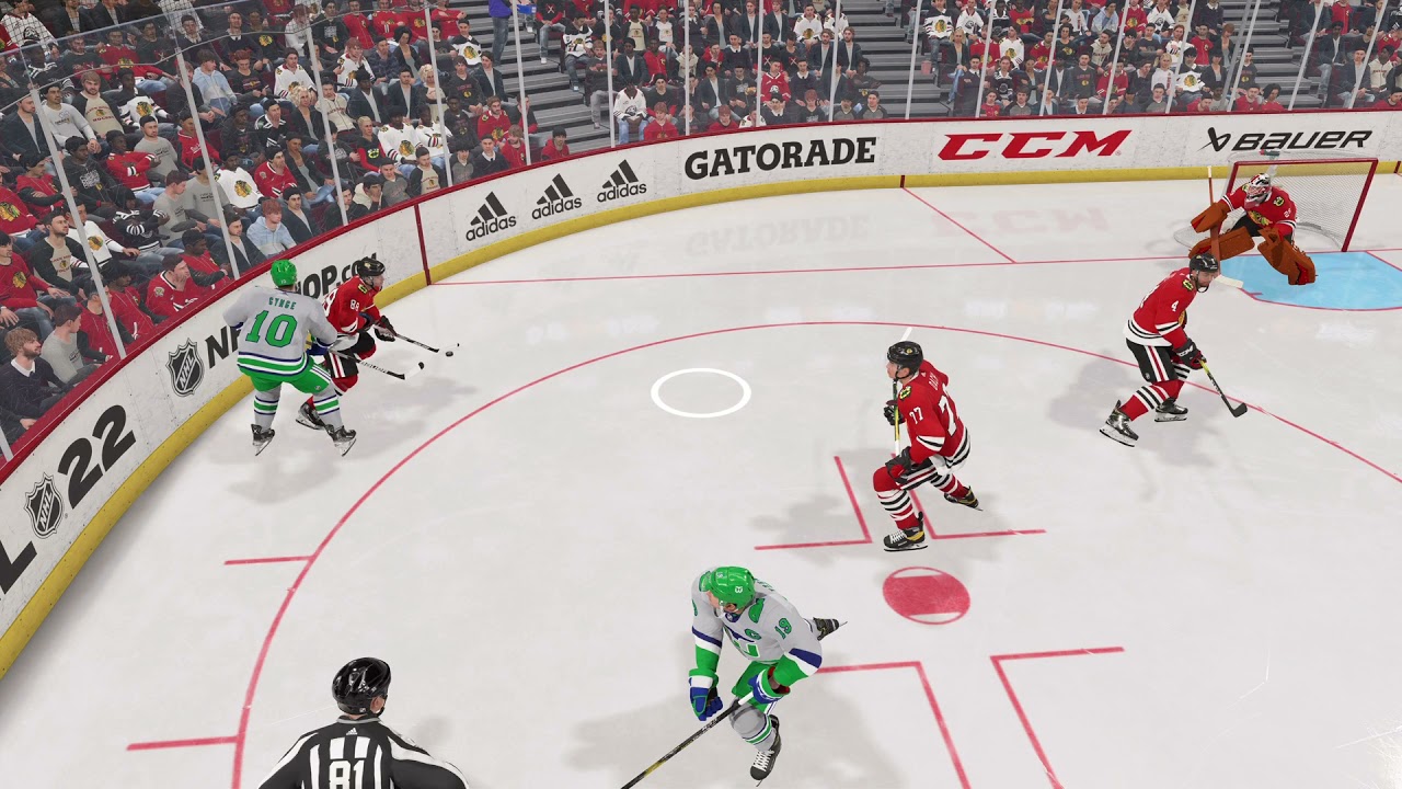 NHL 22 weird tripping goal - YouTube