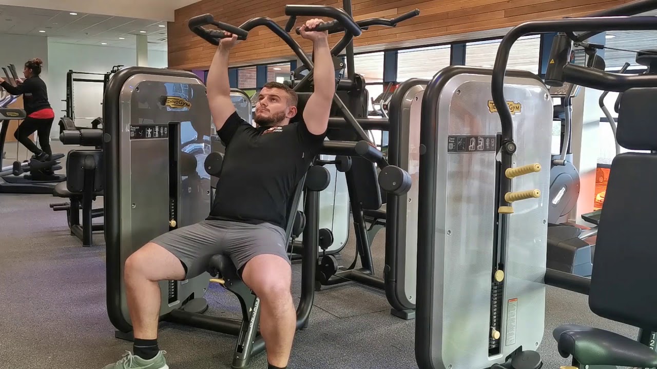 Shoulder Press Machine - Demonstration - YouTube