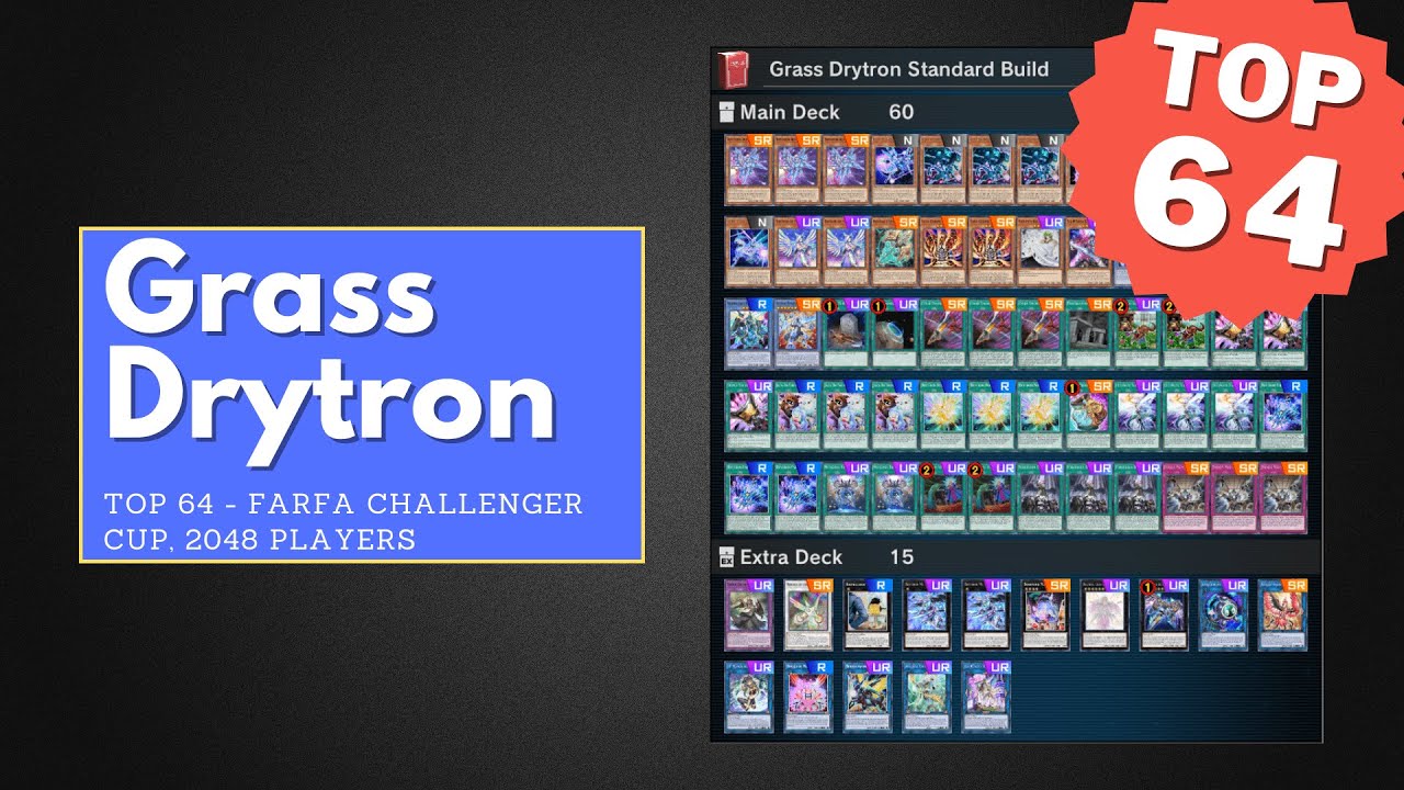 [Top 64 Farfa Challenger Cup] Grass Boardbreaker Drytron Deck List - YouTube